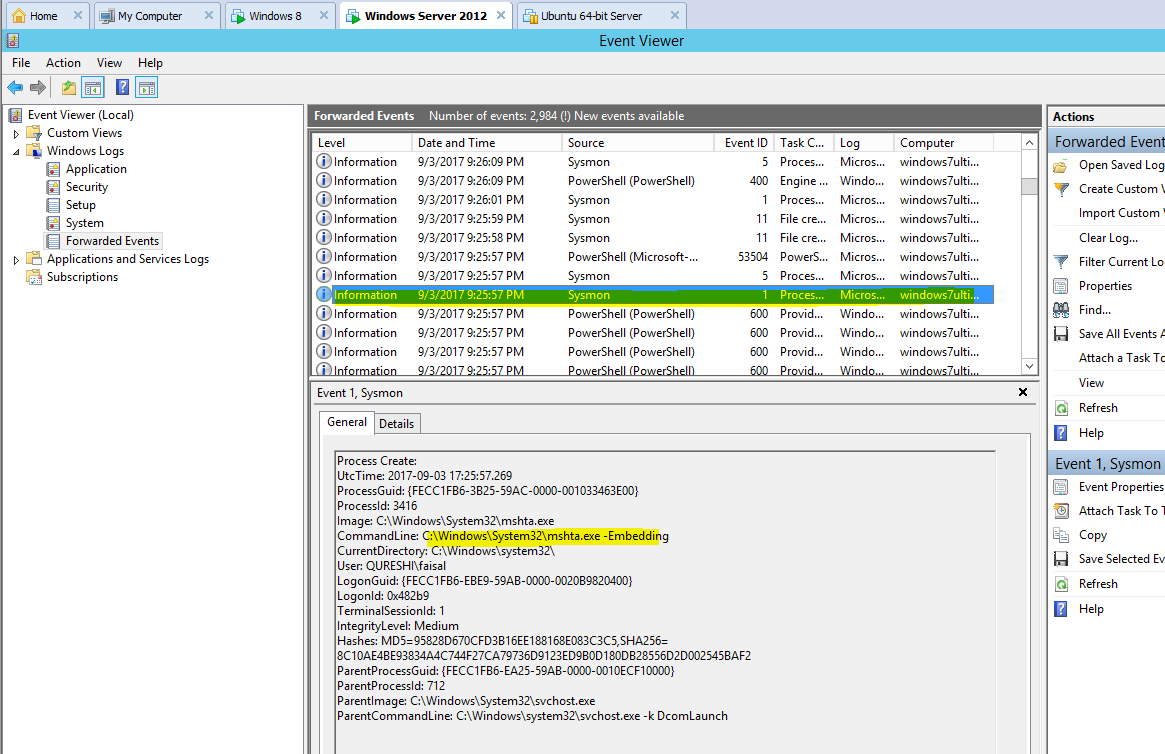 Enhanced PowerShell Logging and Sysmon Logs to ElasticSearch and ...