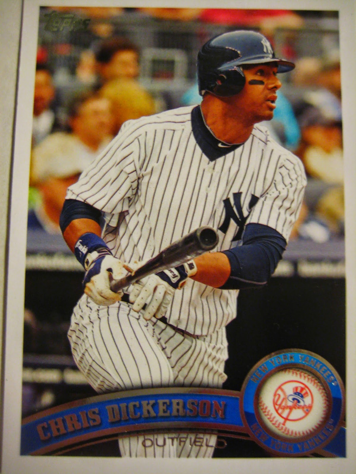 Baseball Cards Come to Life!: Chris Dickerson on cards