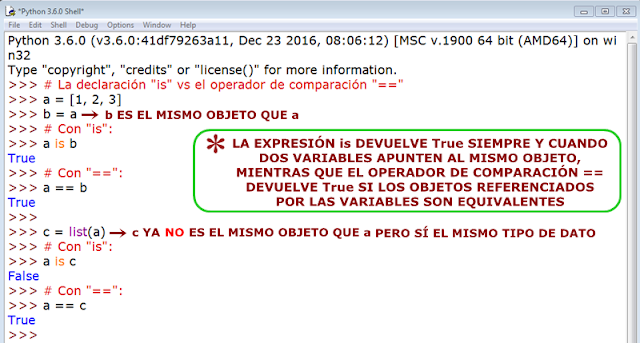 APRENDER A PROGRAMAR CON PYTHON: T1. LOS OPERADORES 'IN' E 'IS ...