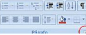 Microsoft Word 2010: Formato párrafo, carácter, especiales.