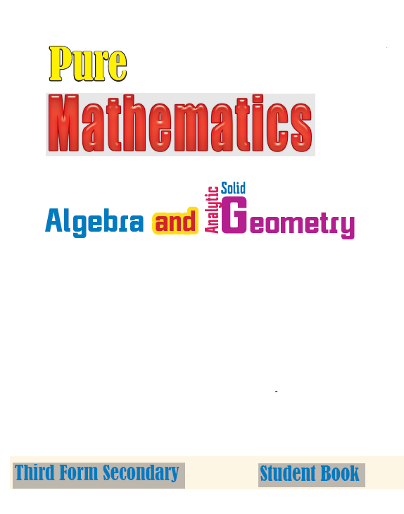 Egyptian student book : Algebra and solid geometry grade 12 - STEM Math ...