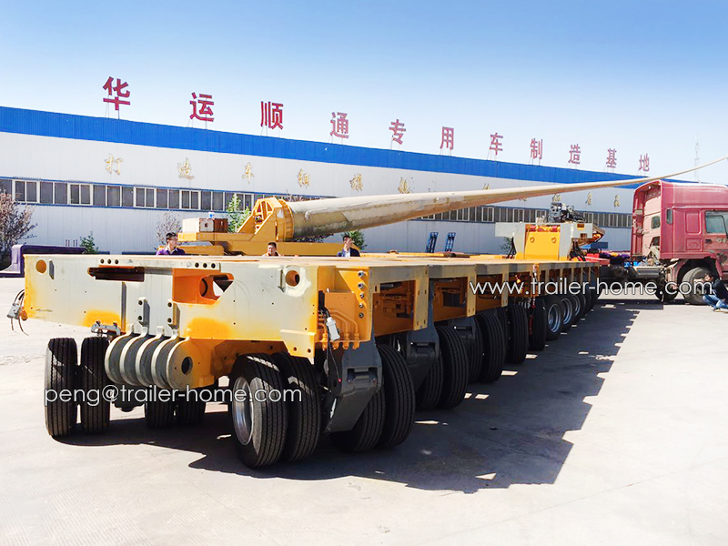 TrailerHome-Modular Trailer: Goldhofer THP/SL 20 Axle Lines + Hydraulic ...