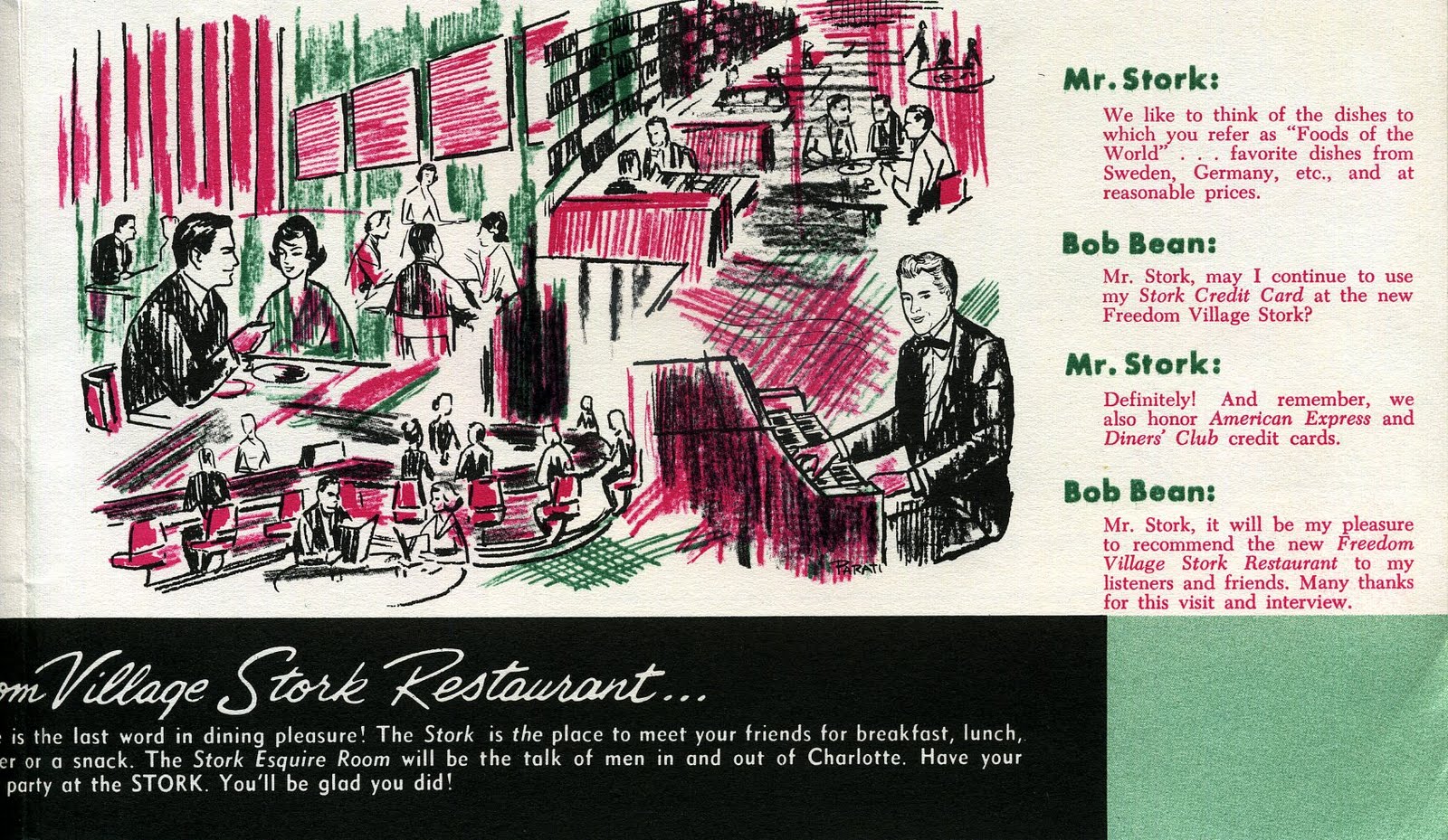 CHARLOTTE EATS: Stork Restaurants **HALL OF FAME EATERIES**