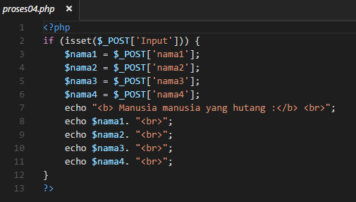 PENANGANAN FORM DALAM PHP