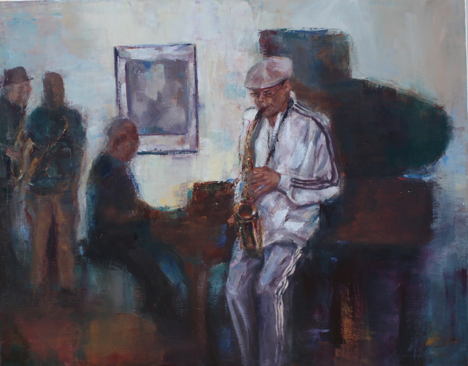 OzellHudson Fine Artist: Paintings from "Expressive Musicians ...