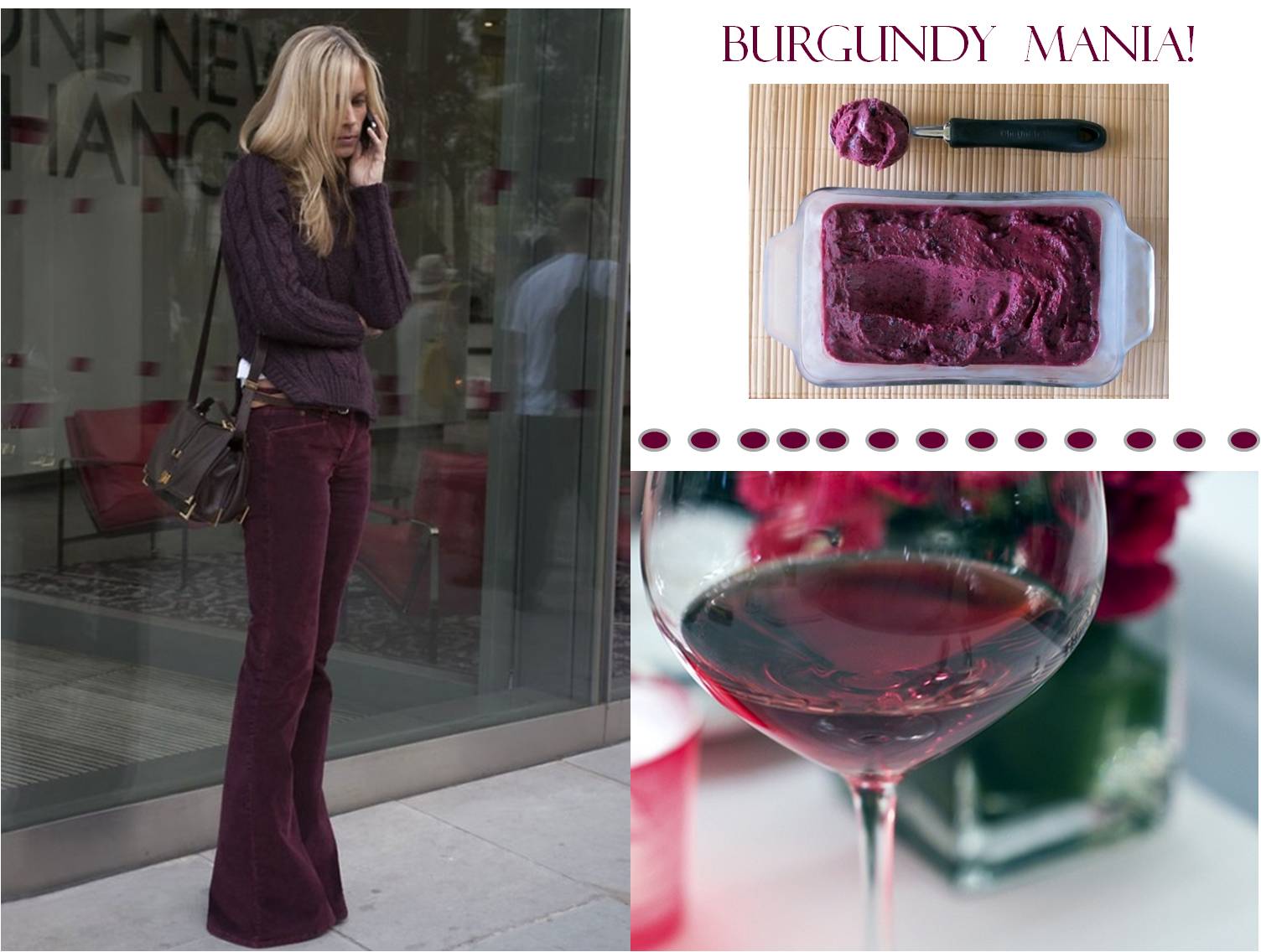 AnnChic: Burgundy trend