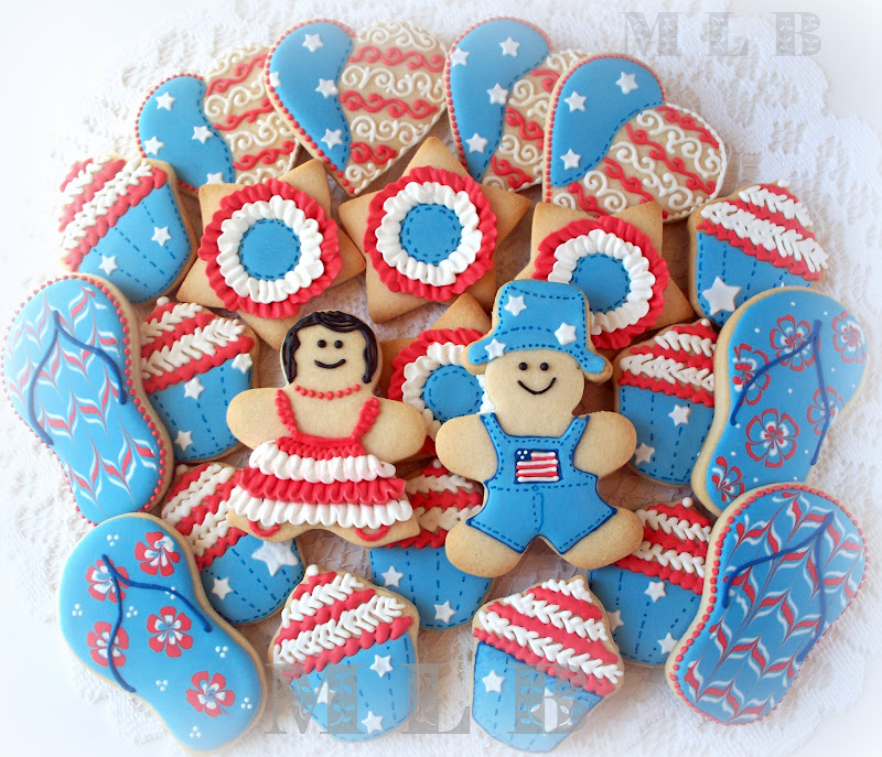 My little bakery 🌹: Patriotic cookie set
