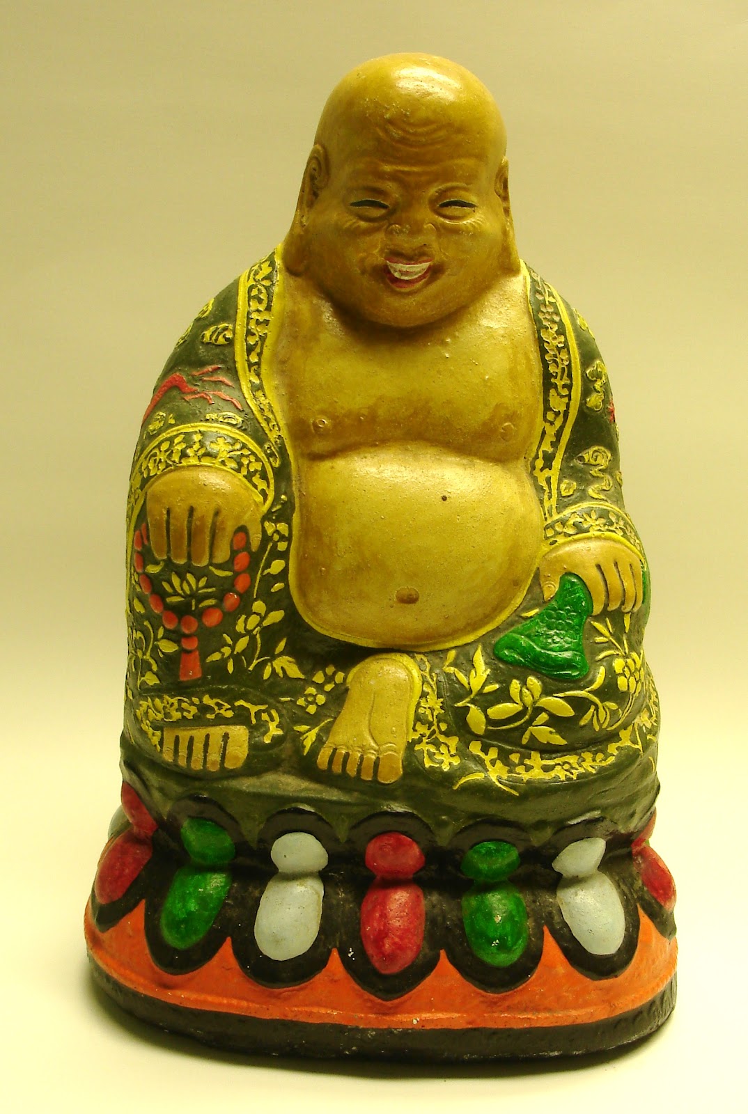 Blue Starr Gallery: Colorful Happy Buddha