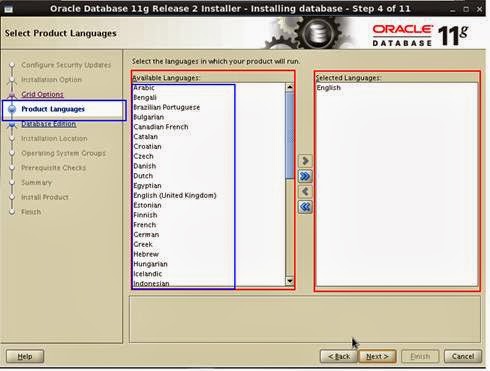 Oracle Database 11g Installation in Linux 6.2