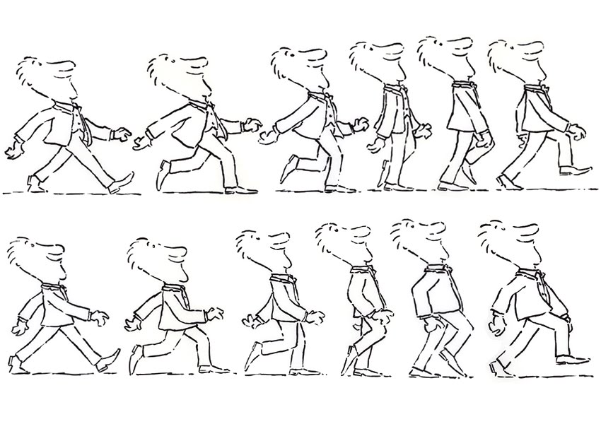 FD Animation Arts Blog: Walk cycle (Drawing and visualisation)