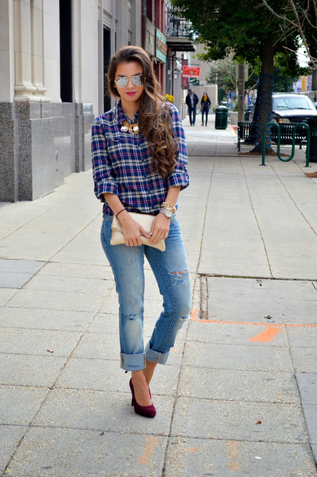 Madly - yours: denim + plaid : casual Friday
