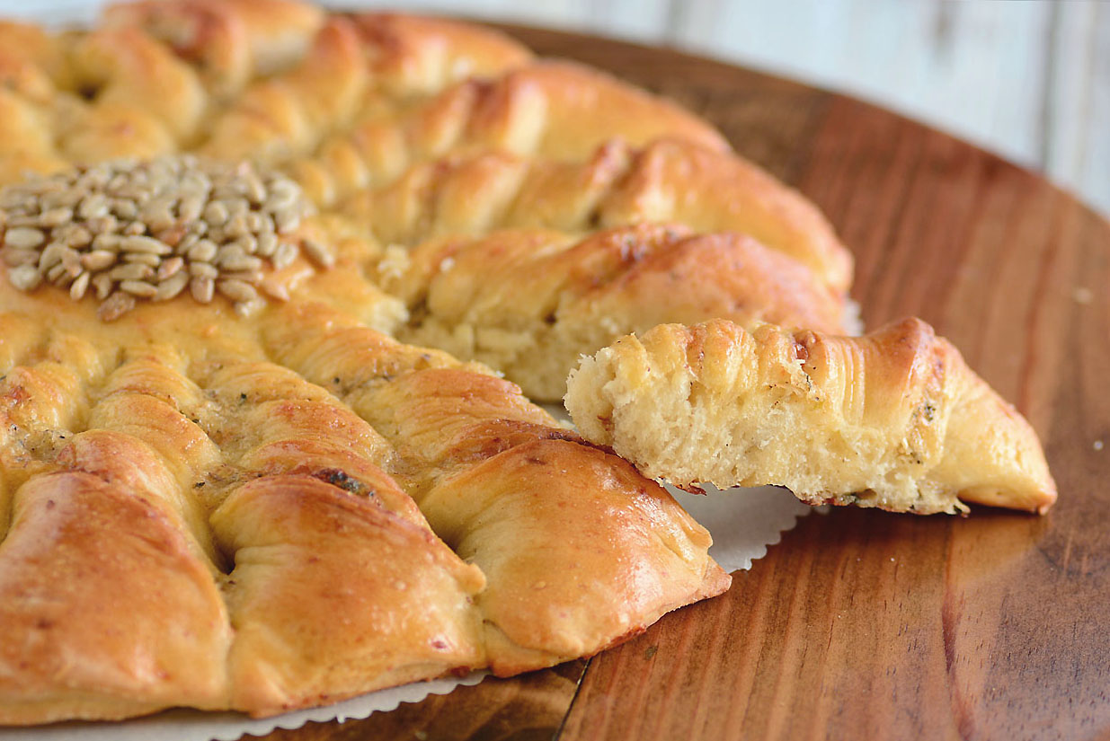 Savoring Time in the Kitchen: Savory Flower Bread