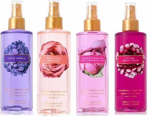 Attuale Cabelo e Estética: *Hidratante e Body Splash Victoria Secret.*