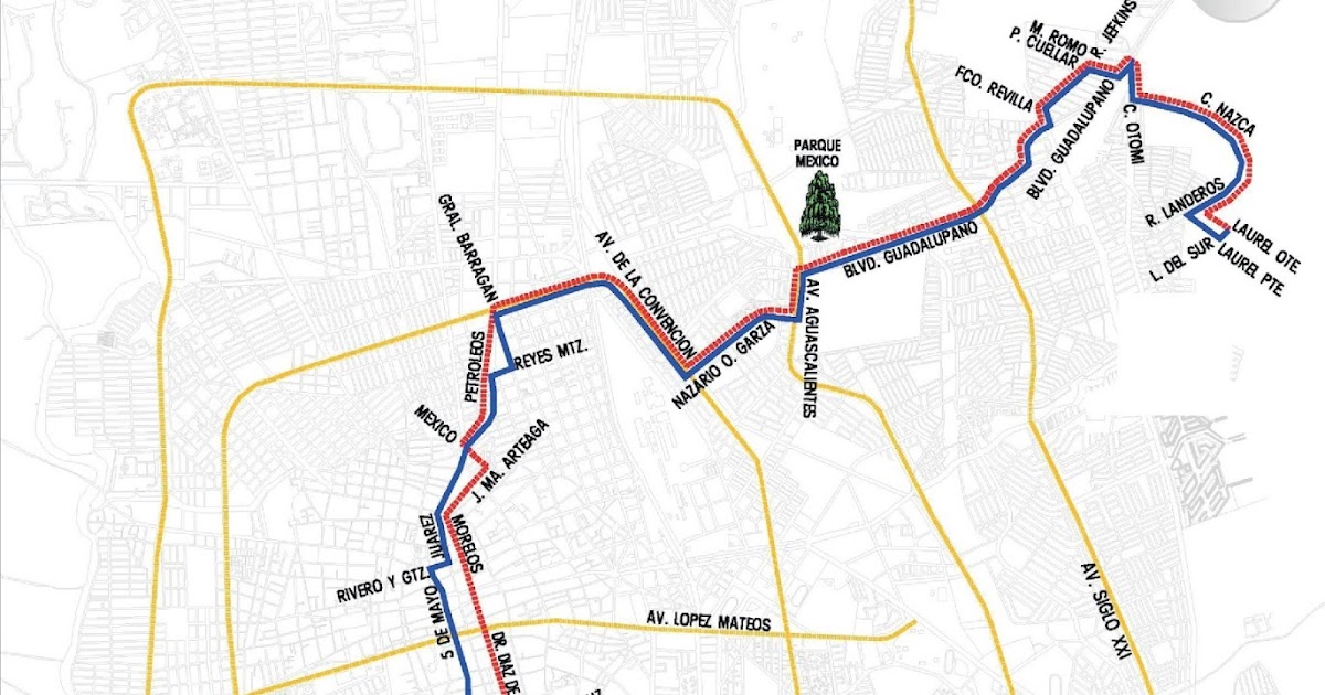 Rutas de Camiones Aguascalientes: Ruta 09