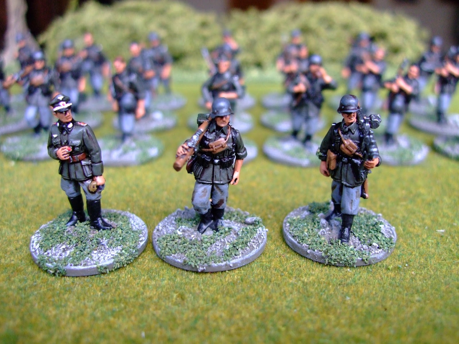 The Angry Lurker: Completed 20mm WW2 German Infantry Platoon.