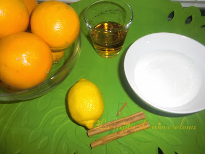 Mermelada de naranja aromatizada con ron y canela