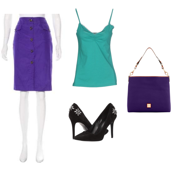 Mundo Pelusa.: Morado y turquesa.