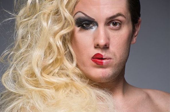 letters to a higher power: Art Attack: Half Drag