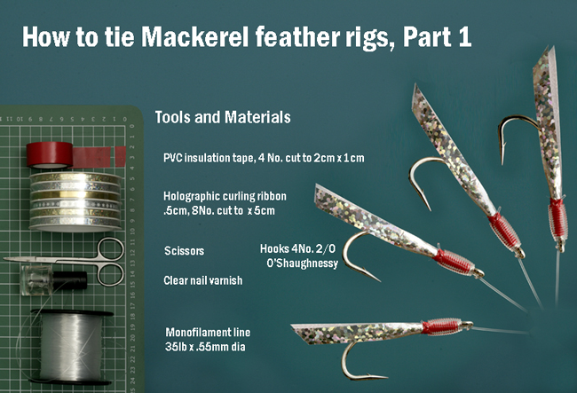 Homemade Fishing Lure Blog: How To Tie Mackerel Feather Rigs (Sabiki ...