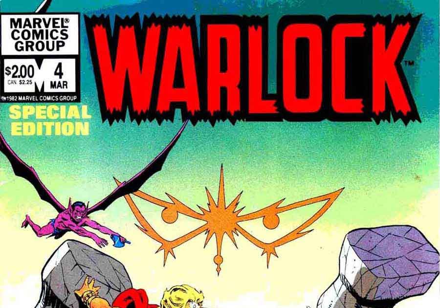 Warlock v2 #4 - Jim Starlin art, cover & reprints - Pencil Ink