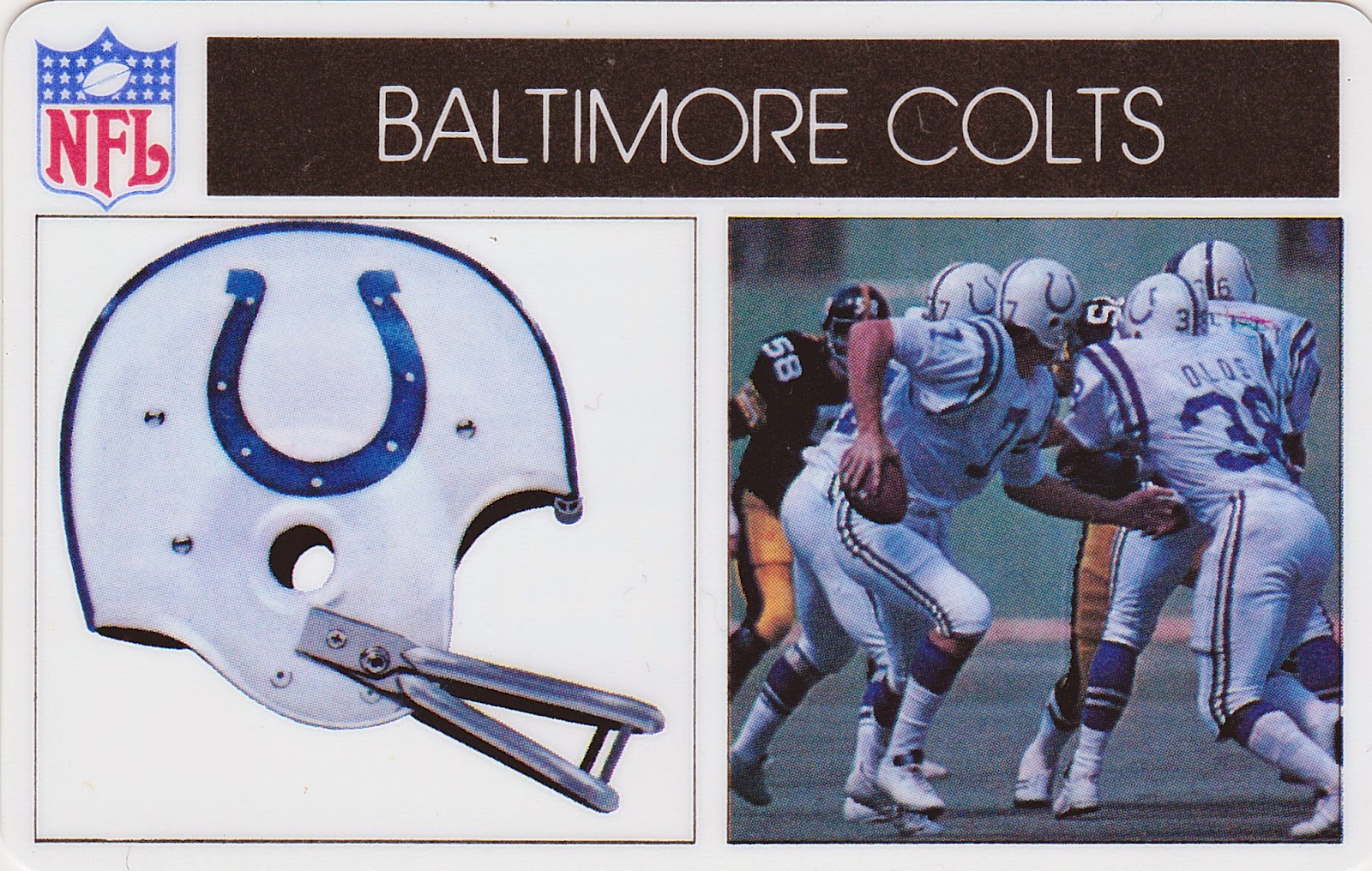 The Five Tool Collector: Baltimore Colts Card History Pt.7 The mid 70s