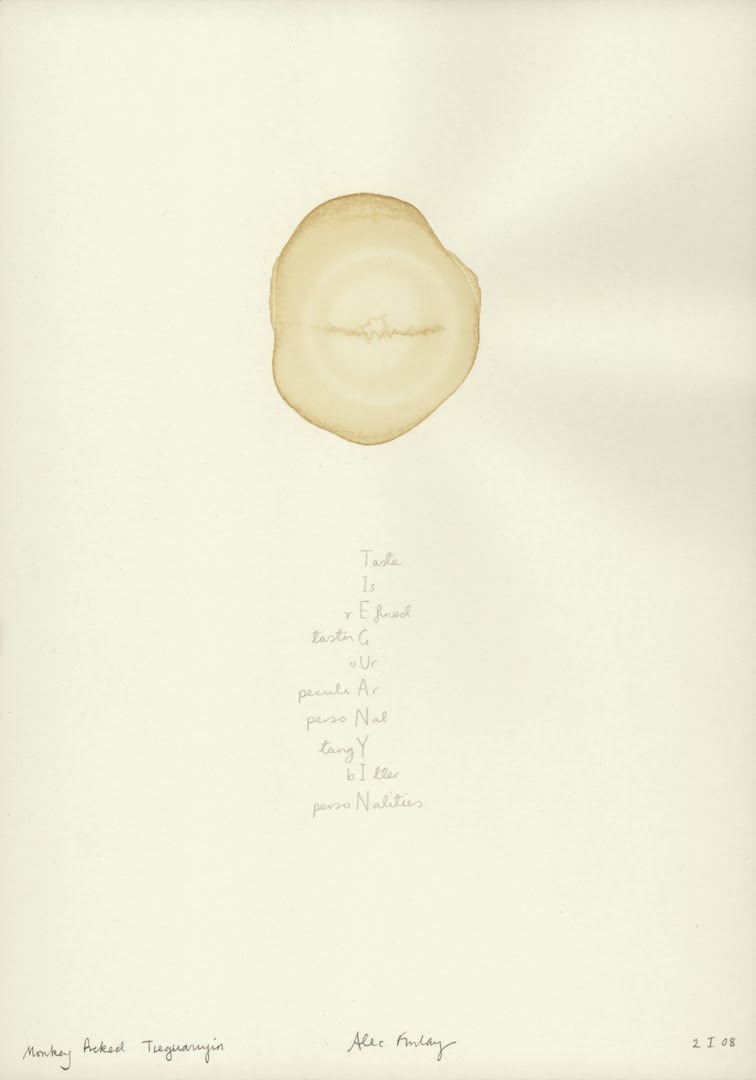 Alec Finlay: Mesostic tea