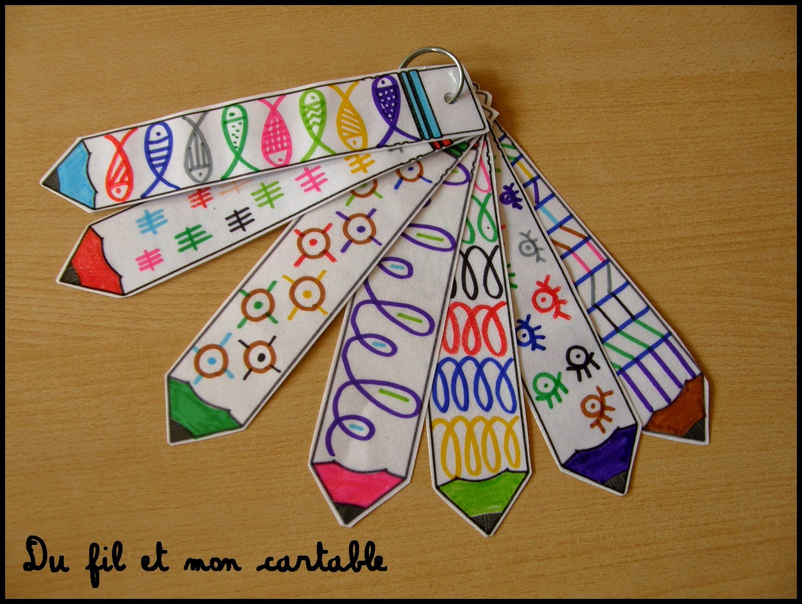 Du fil et mon cartable : Atelier graphisme CRAYON Coin Accueil