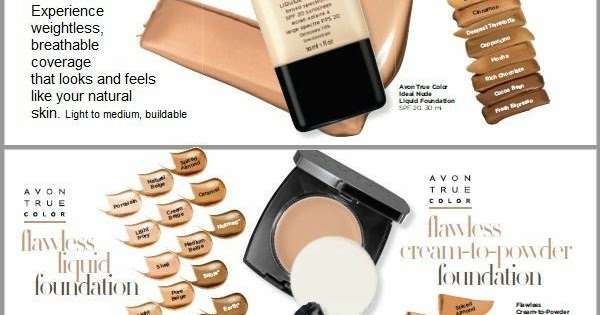 Foundations by Avon, make up tips