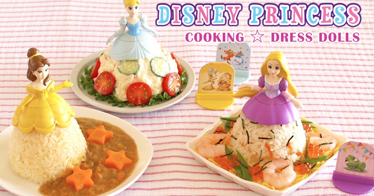 Disney Princess Cooking Dress Dolls - Video Recipe | Create Eat Happy ...
