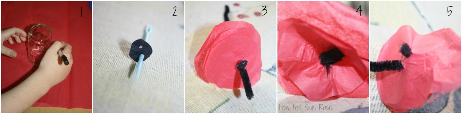 How The Sun Rose: Making Poppies