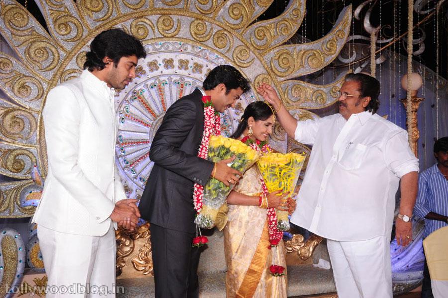 Aryan Rajesh Wedding Reception Photos Stills