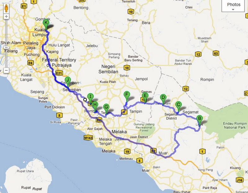 My Simple Life ©: Ride 'Balik Kampong', Sightseeing Segamat & Tampin