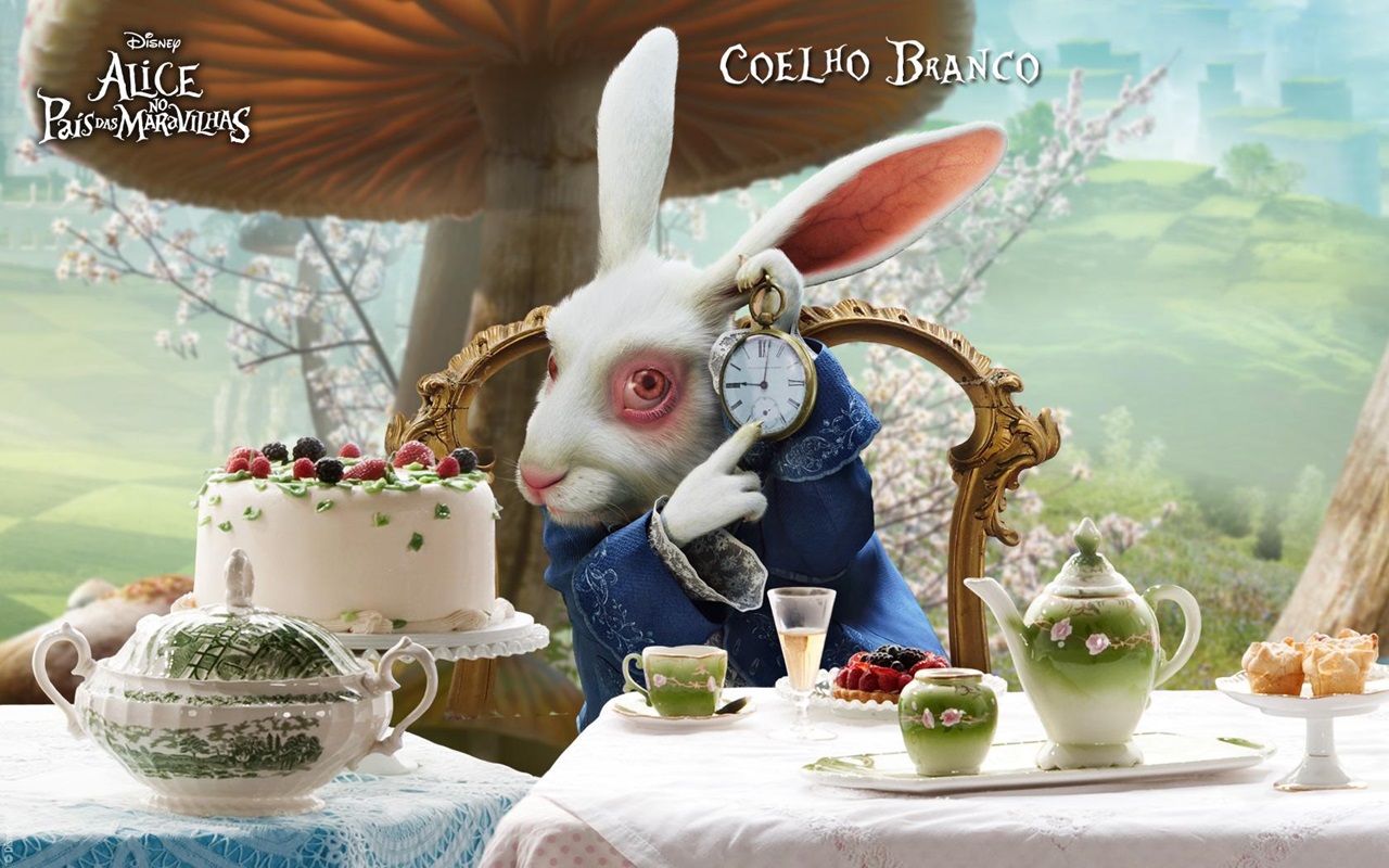Coelho Do Filme Alice No País Das Maravilhas - RETOEDU