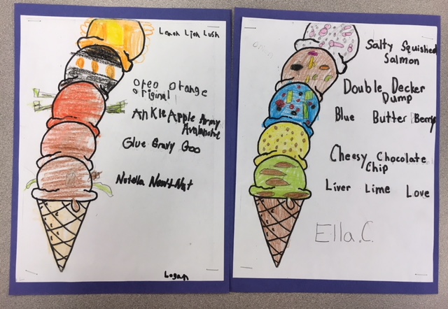Third Grade's a Charm: Not-So-Yummy Ice Cream Alliterations