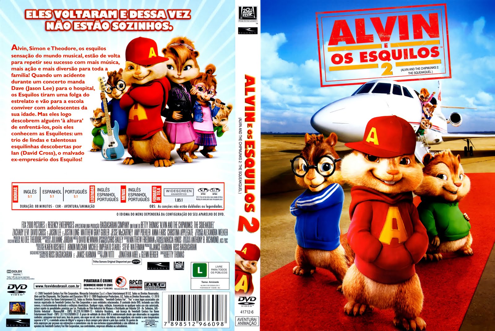 Infantil: Alvin Os Esquilos