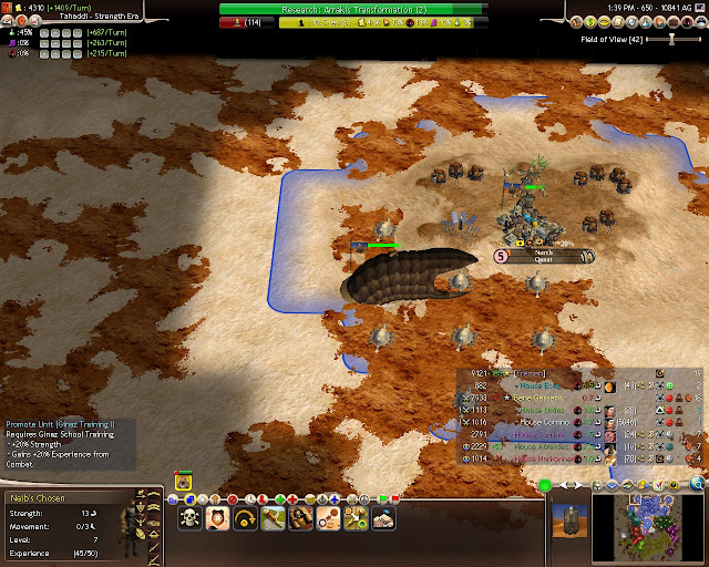 The Best Games Ever: Civilization 4 Dune Wars - Ginaz Training Screenshot