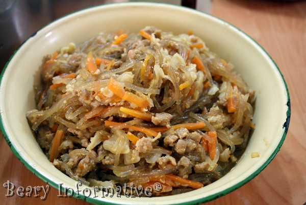 BeArY InFoRmAtIvE: Home-made Korean Chap Jae