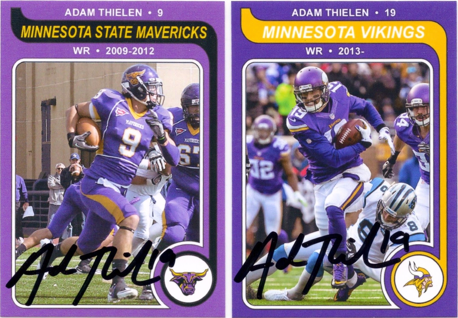 Minnesota Sports Autograph Project: ADAM THIELEN