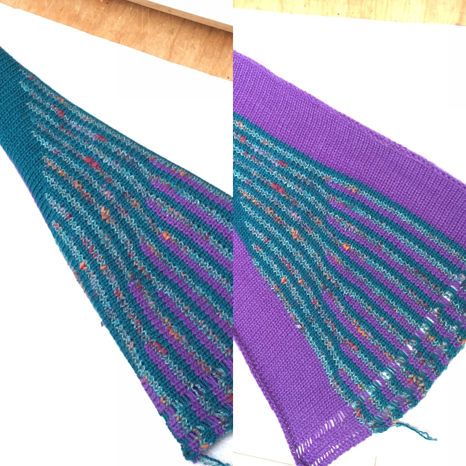 Machine Knitting Fun: Iris Bishop Kaleidescope Project