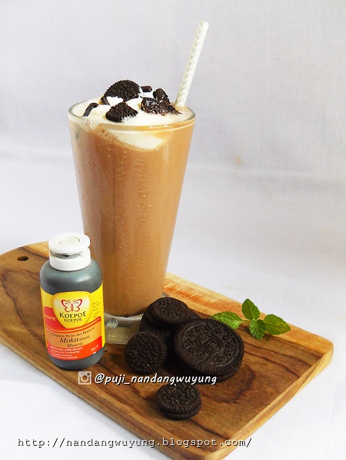 nandangwuyung: Mocca Milk Shake Topping Oreo WhipCream