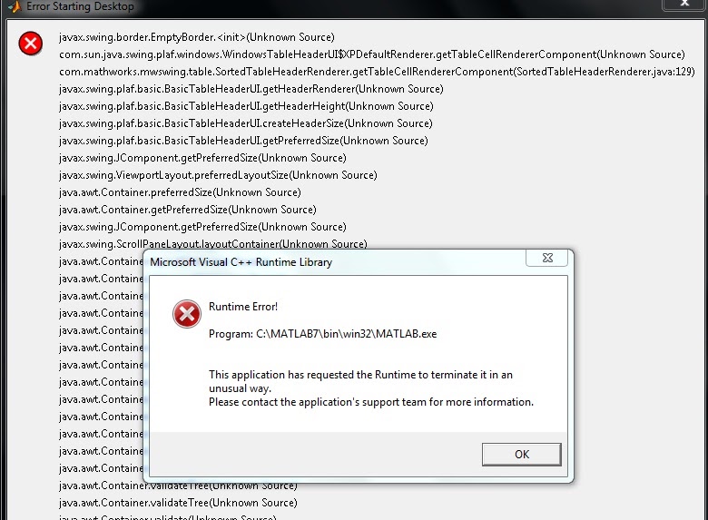 IT Library: Running Matlab 2007 in Window 7