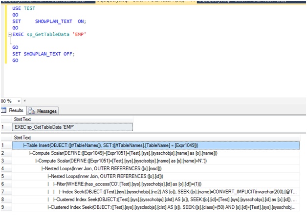 Microsoft Business Intelligence: Execution Plan Formats in sql server