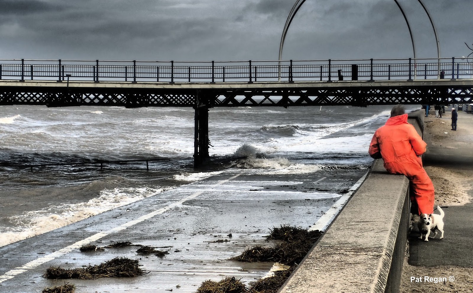 Pat Regan: In Pictures: Storm Eleanor arrives at Southport Pier Pat Regan: In Pictures: Storm Eleanor arrives at Southport Pier
