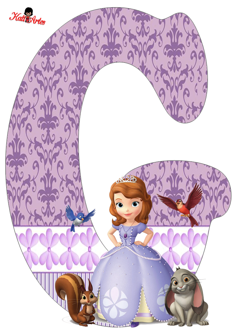 Alfabeto de Princesa Sofía. - Oh my Alfabetos!