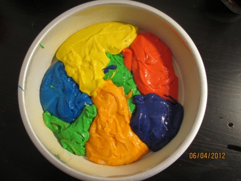 The Work of Creation: Multi Colored Cake