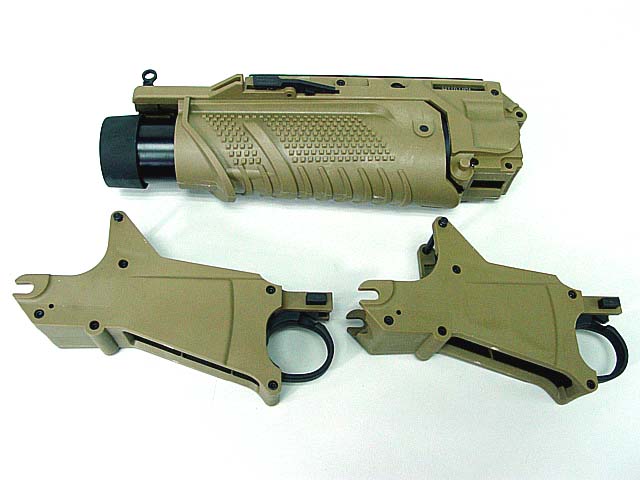 AirShop-Gun: Airsoft EGLM 40mm SCAR Lance Grenade Tan