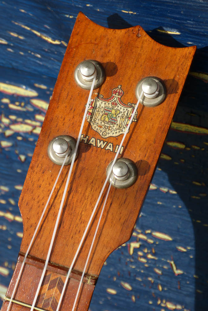 c.1920 Hawaiian-made Fancy "TABU" Koa Ukulele