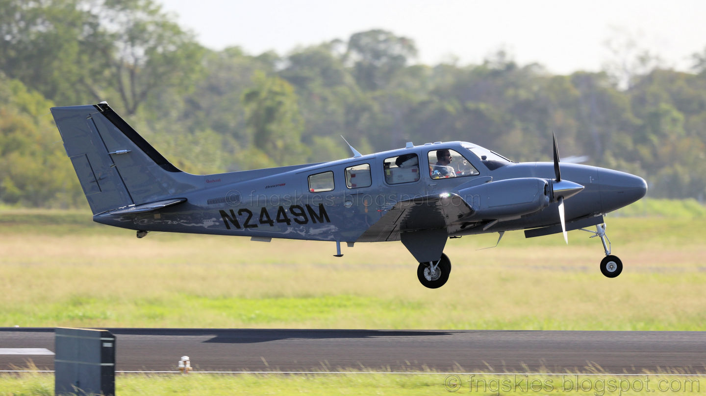 Far North Queensland Skies: Textron Aviation Baron G58's N2450J and ...
