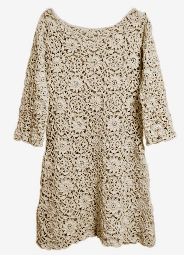 Irina: Crochet Lace Tunic. PATTERNS.