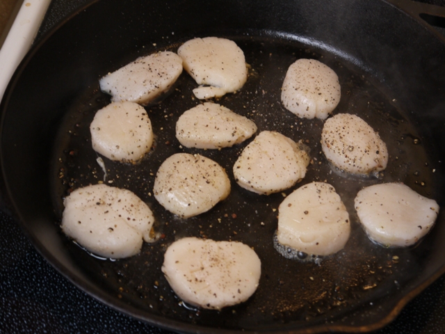 Clockwatching Tart: Scallop Pappardelle